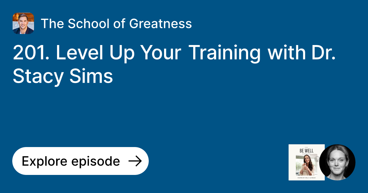 Episode: 201. Level Up Your Training with Dr. Stacy Sims | Ask The ...