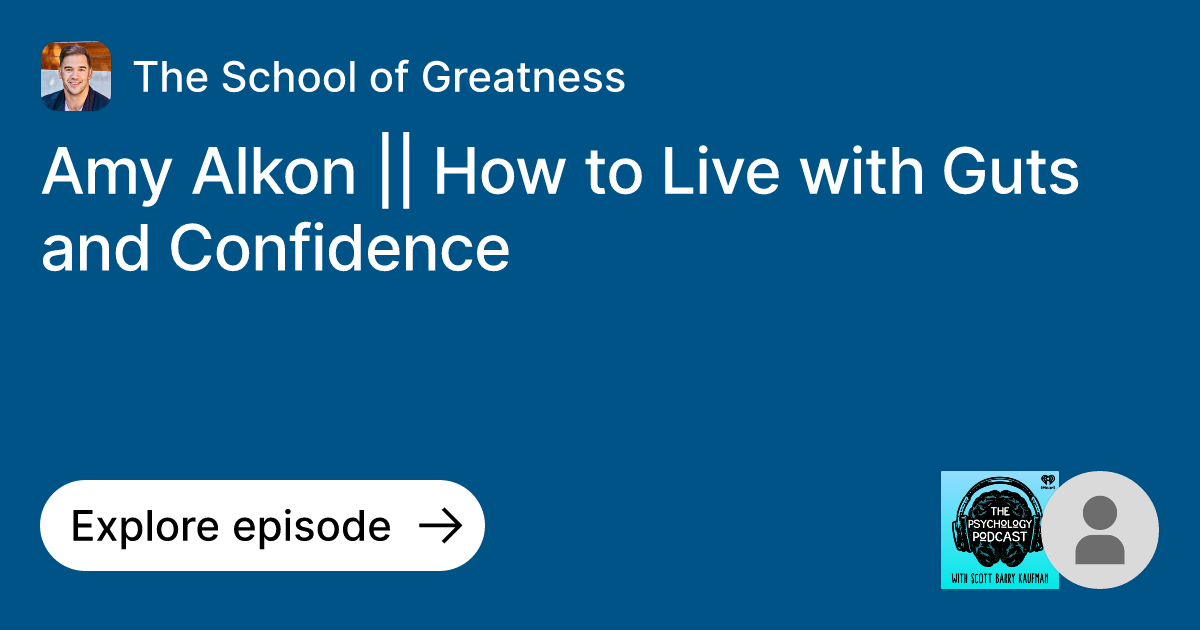 Episode: Amy Alkon || How to Live with Guts and Confidence | Ask The ...